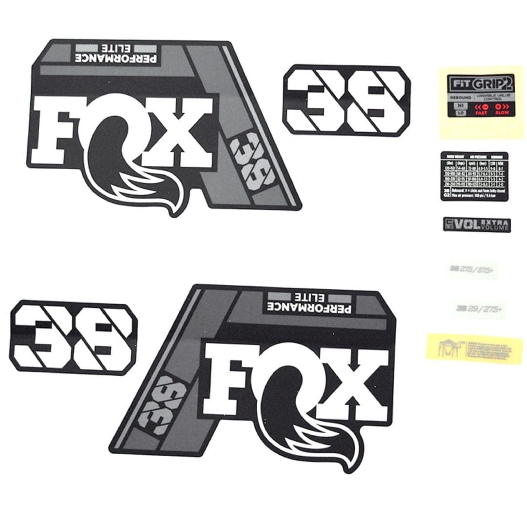 Fox 38 2021 Replacement Decals | Shop | Arbutus Routes - Whistler BC